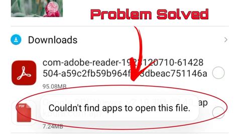 couldn t find apps to open this file problem solved file manager issue can t open file