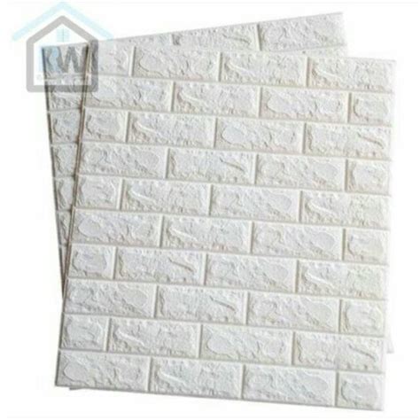 Jual Wallpaper Dinding 3D Foam WALLPAPER Foam Wallfoam Motif Batu Bata