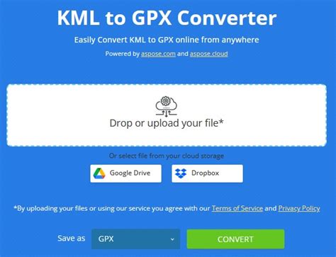 تبدیل KML به GPX آنلاین نقشه های گوگل KML GPX