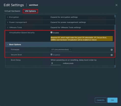 Securing VMware Virtual Machines With Encryption VBS And VTPM