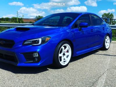 2018 Subaru WRX With 18x8 5 38 AVID1 AV6 And 245 40R18 Goodyear Eagle