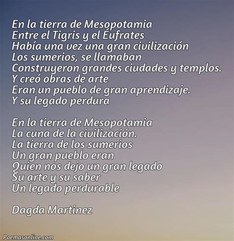 Mejores Poemas De La Creaci N Mesopotamia Poemas Online
