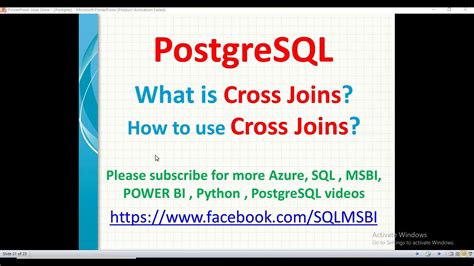 Postgresql Tutorials Cross Joins In Postgresql Postgresql Cross