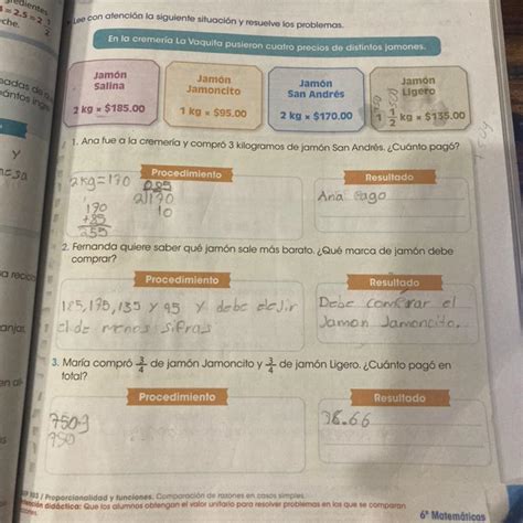 Pagina 288 Me Divierto Y Aprendo 6 Grado Brainly Lat