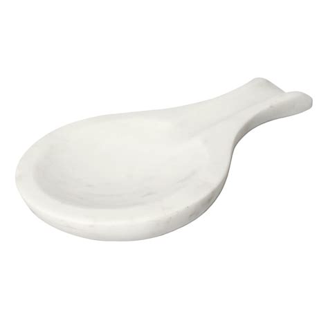 White Marble Spoon Rest At Home