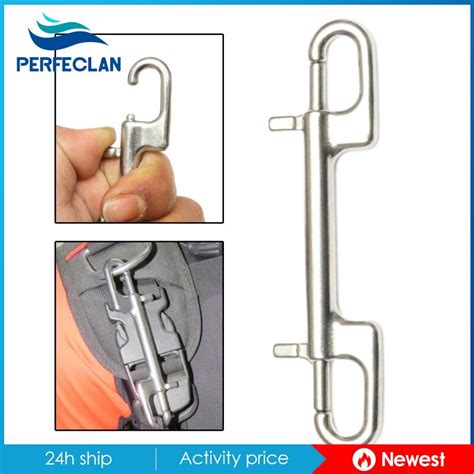 Stainless Steel Swivel Snap Hook Clip For Scuba Diving Part Tool