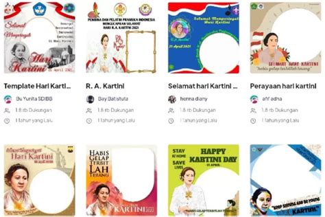 15 Link Twibbon Hari Kartini 2022 Banyak Pilihan Dengan Desain Yang