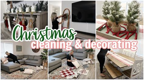 Christmas Clean And Decorate With Me Christmas Decor Haul