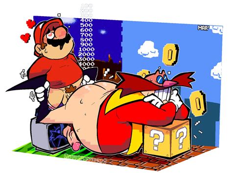 Rule 34 Anal Crossover Dr Eggman Erection Gay Ivo Robotnik Malemale Male Only Mario Mario