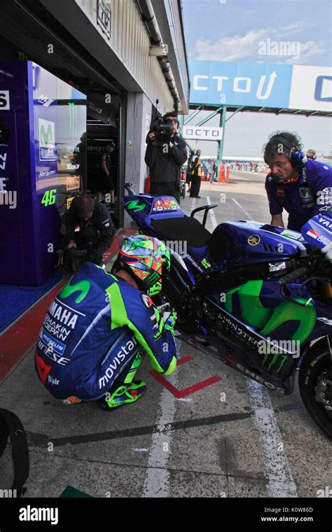 Silverstone Th August Valentino Rossi Yamaha Returns To His