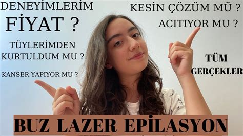 LAZER EPİLASYON TÜM GERÇEKLER MERAK EDİLEN SORULARI YANITLADIM YouTube