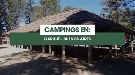 Campings En Carhué Buenos Aires GuiaCamping Argentina
