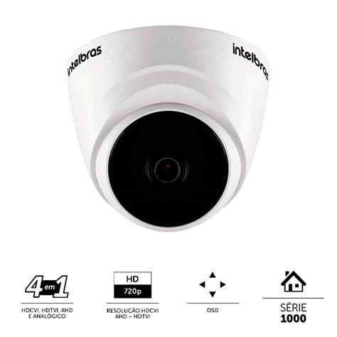 Kit 10 Câmeras HD 720p VHD 1120 D G7 Dome Intelbras Infravermelho 20m
