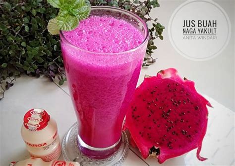 Resep Jus Buah Naga Yakult Oleh Anita Windari Cookpad