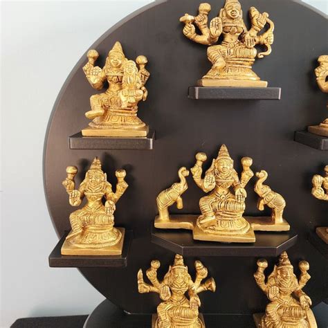 Ashta Lakshmi Statue Brass Eight Form Of Lakshmi Ashtalakshmi Goddess