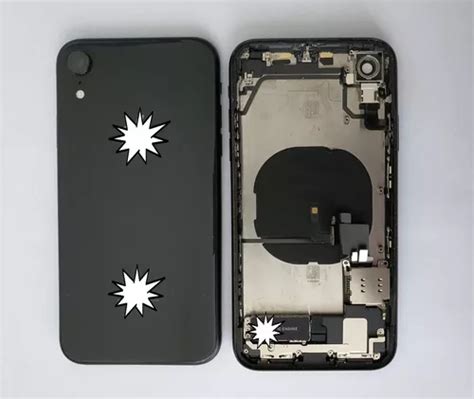 Carcaça Pra Xr Original Retirada Compatível iPhone XR Preto