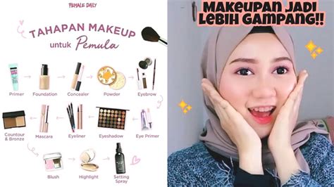 Baru Belajar Merias Wajah Inilah 10 Urutan Make Up Yang Benar Dan
