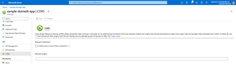 azure app service cors giovanni orlando