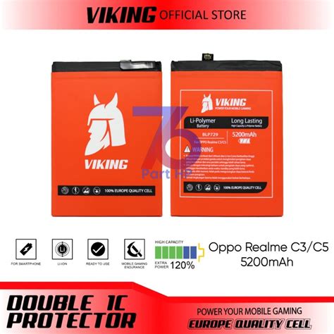 Jual Baterai Double Power Viking BLP 729 BLP729 Oppo Realme C3 C5