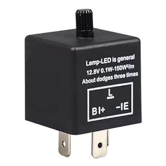 Amazon Led Flasher Relay Cf Pins Adjustable Turn Signal