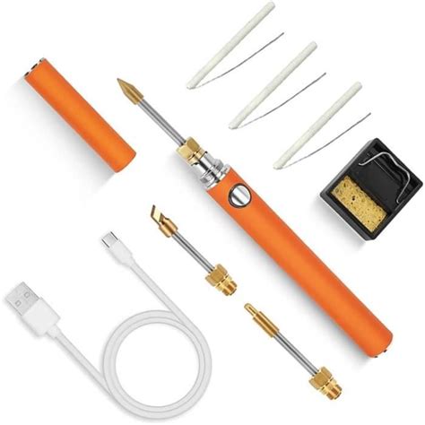 Fer à Souder Kit Fer a Souder Sans Fil Réglable 300 460 mit 3 pointes