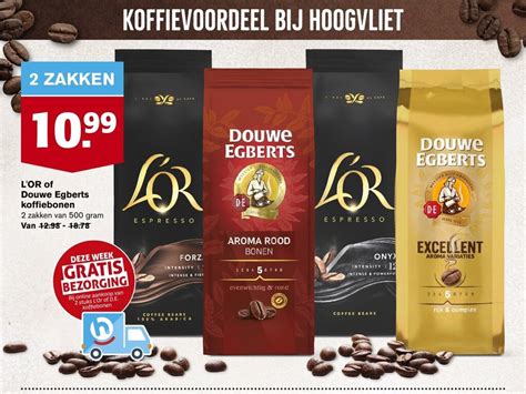 L Or Of Douwe Egberts Koffiebonen 2 Zakken Van 500 Gram Aanbieding Bij
