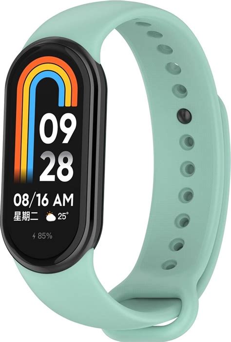 By Qubix Compatible Xiaomi Smart Band 8 Bandje Siliconen Bandje
