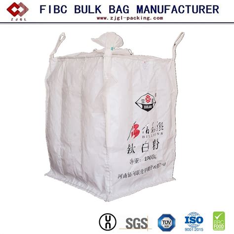 Kg Fibc Super Sack Pp Woven Baffle Q Bulk Big Bag Jumbo Bag And