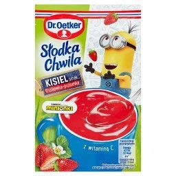 Słodka Chwila Kisiel z kawałkami owoców smak poziomka 31 5 g Dr Oetker