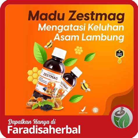 Jual MADU ZESTMAG Atasi Sakit Maag Gerd Asam Lambung Mual Kembung