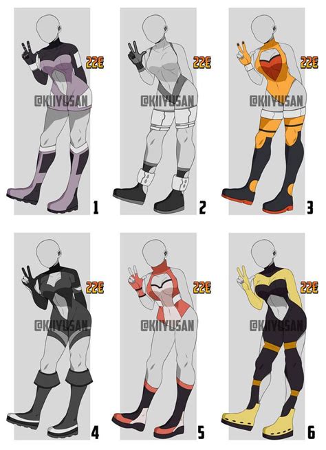 Bnha Hero Costume Adoptable Closed By Kiiyusan On Deviantart