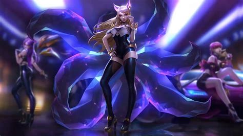 Kda Ahri League Of Legends Live Wallpaper WallpaperWaifu