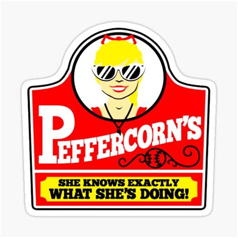 Wendy Peffercorn Knows Exactly What Shes Doing Sticker For Sale By Britishqueens Redbubble