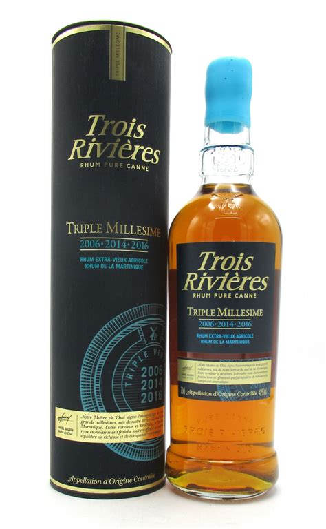 Rhum Agricole Vieux Martinique Triple Millesime 2006 2014 2016