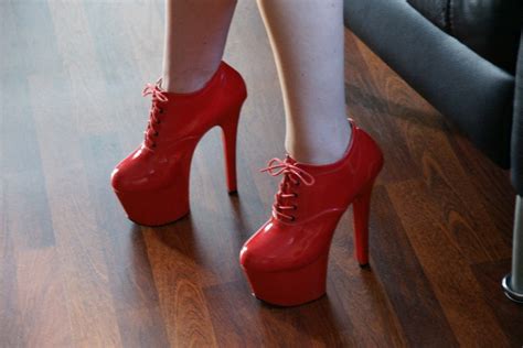 Sexy Red High Heel Stiletto Oxford Lace Up Pumps Booties