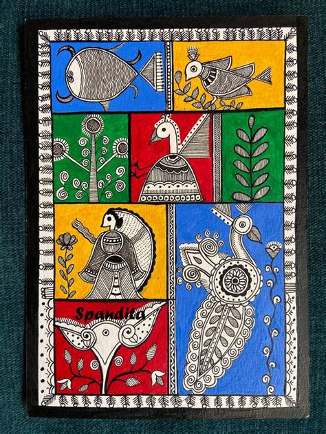 Godna Painting Simple Motifs In Contemporary Art Painting
