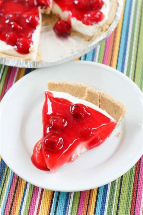 Easy No Bake Cherry Cheesecake Recipe All Things Mamma