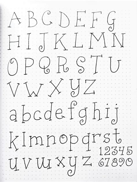 Abecedario En Letra Carta
