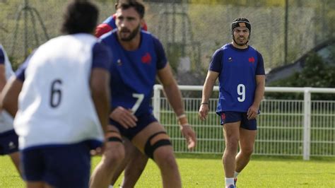 Coupe du monde de rugby Antoine Dupont titulaire face à l Afrique du