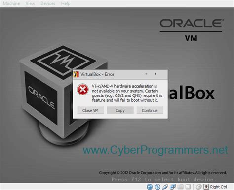 How To Fix Intel VT X AMD V Error On VMware And On VirtualBox By