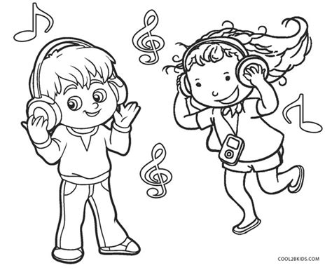 Dibujos de Música para colorear Páginas para imprimir gratis