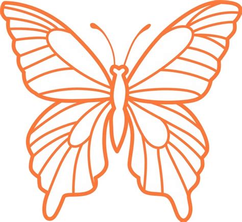 BUTTERFLY OUTLINE SVG File SVG Designs SVGDesigns Butterfly