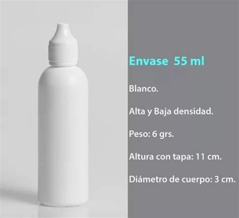 Envase Gotero Ml Blanco Polietileno Alta Densidad Pz Meses
