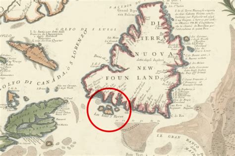 La Longue Histoire Des Cartes De Saint Pierre Et Miquelon