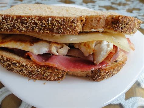 Mari Recetas Bocadillo De Pollo Bacon Y Queso