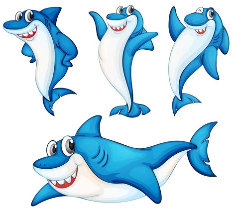 Cartoon Of A Shark At Genlondonblog Blog