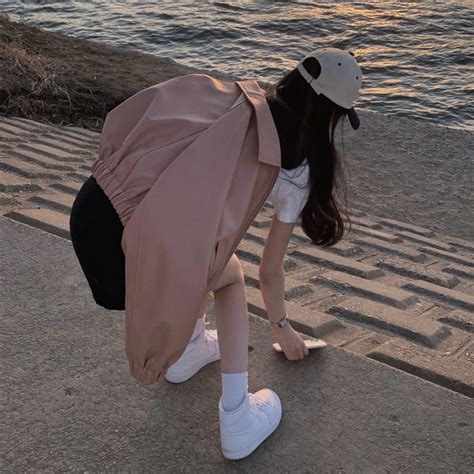 크림치즈마켓 당일출고 벚꽃룩 피치퍼즈 자체제작 크치made 세렌디피티 래글런 레더 블루종 자켓 jk 봄 데일리룩