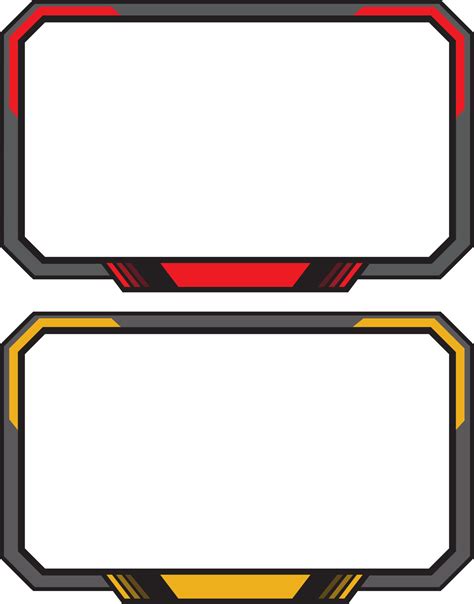 Twitch Border Live Streaming Overlay Stylish Transparent Art HD