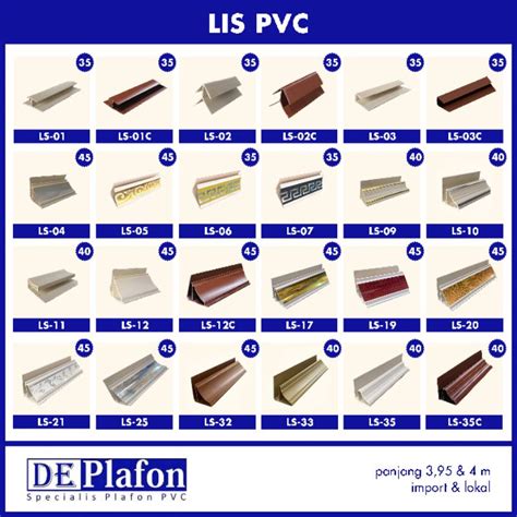 Jual DePlafon Pvc Lis Sudut Lis Siku Lis Sambung Pvc Untuk