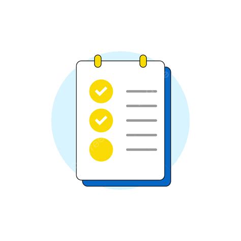 Clipboard Checklist Vector PNG Images Vector Clipboard With Checklist
